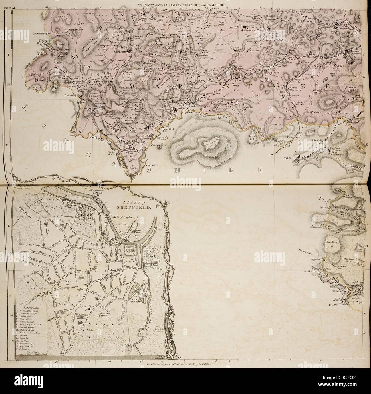 York 1771 map hi-res stock photography and images - Alamy