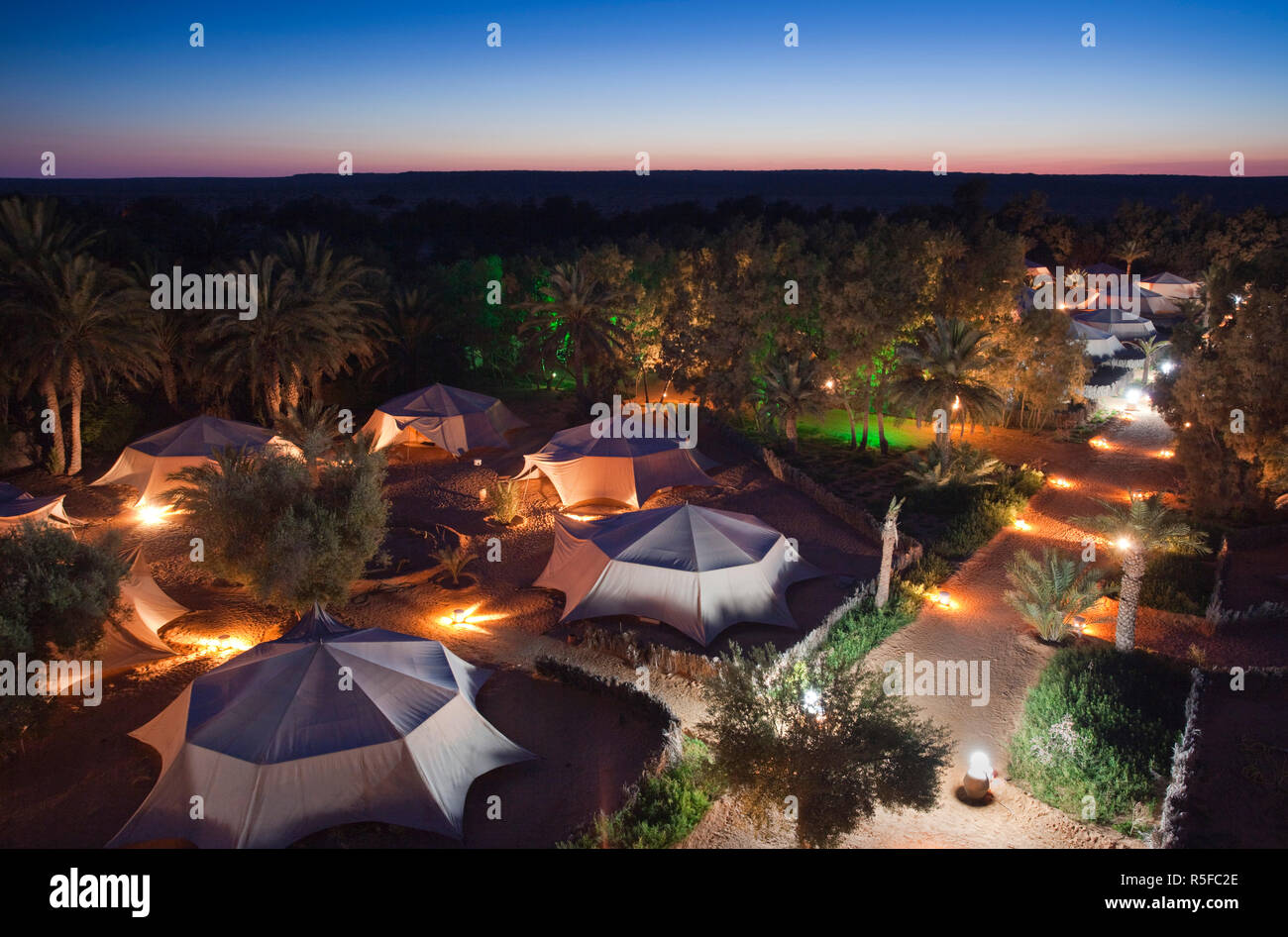 Tunisia, Ksour Area, Ksar Ghilane, Grand Erg Oriental Desert, Hotel ...