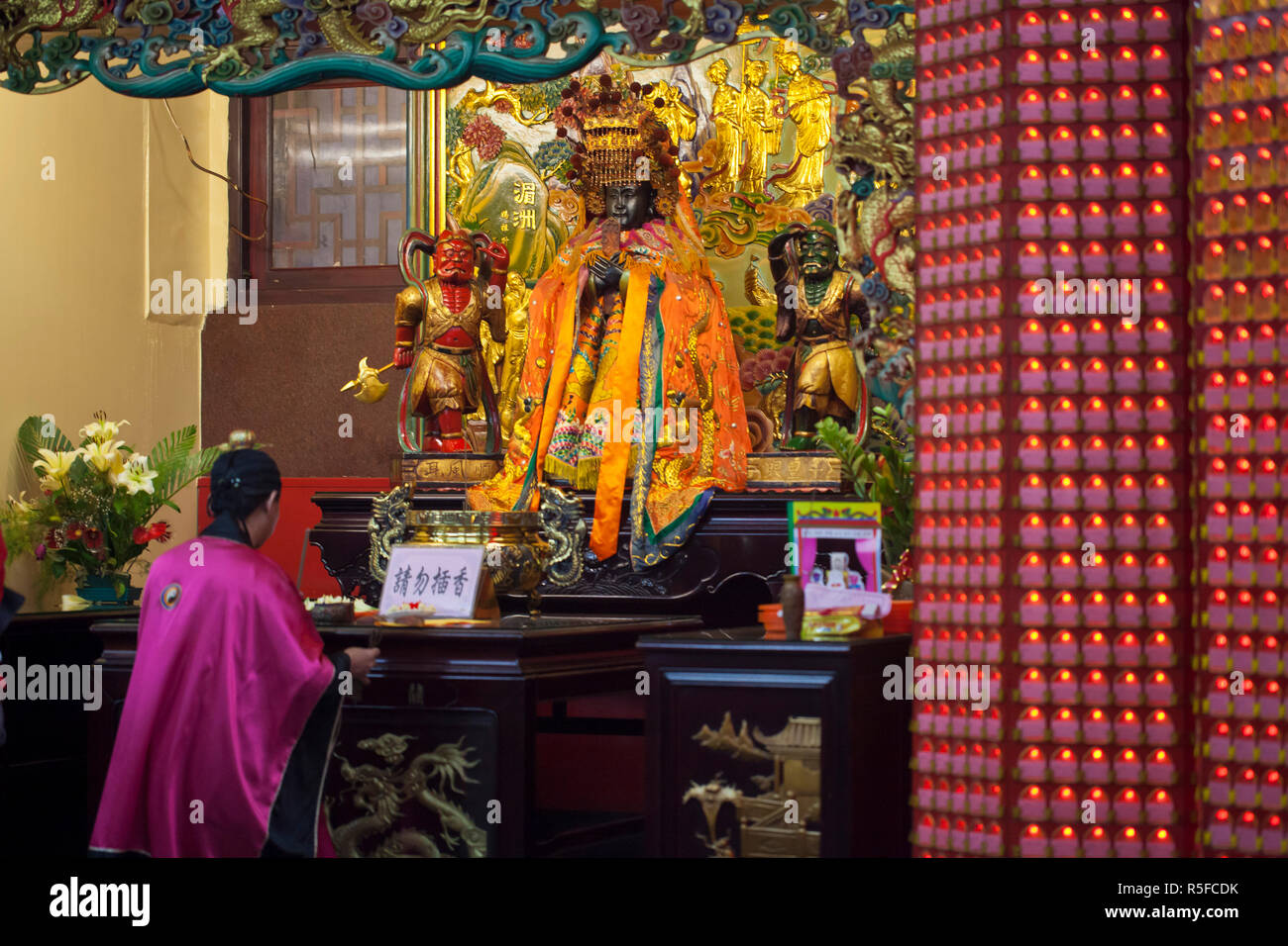 Taiwan, Taipei, Guandu, Guandu Temple Stock Photo - Alamy