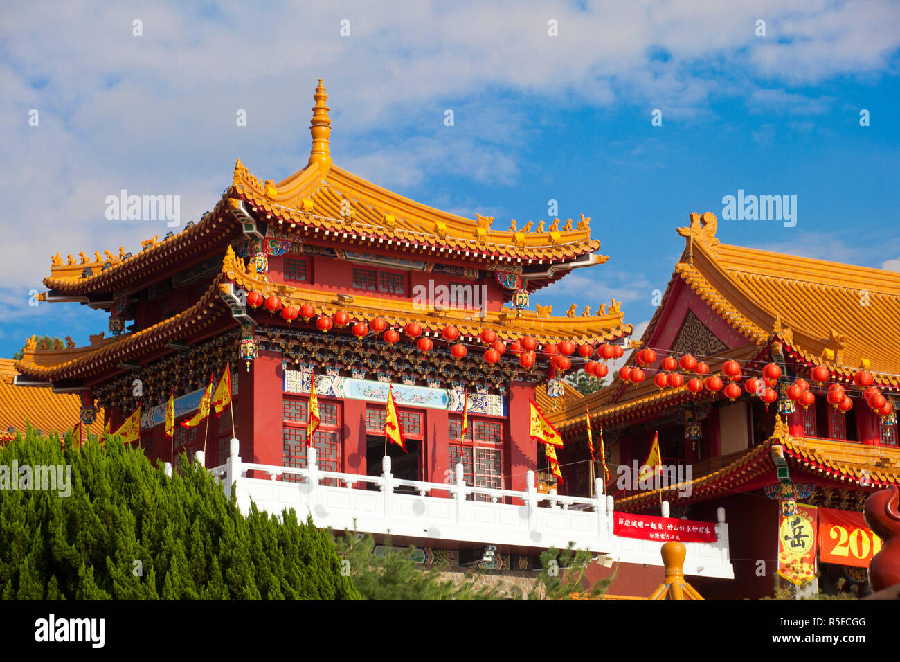 Taiwan, Nantou, Sun Moon Lake, Wenwu Temple Stock Photo - Alamy
