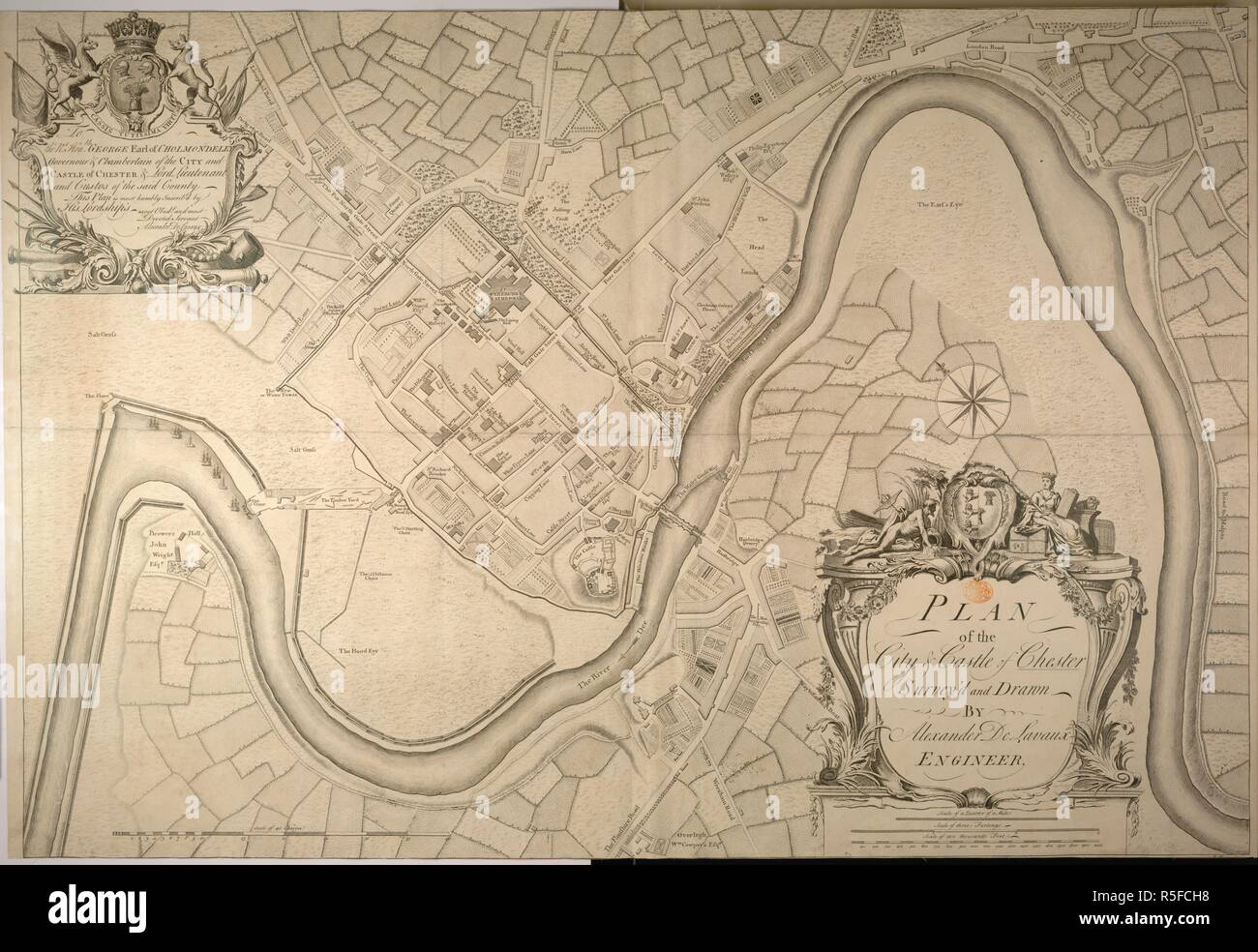 A plan of the City and Castle of Chester. Plan of the City and Castle ...