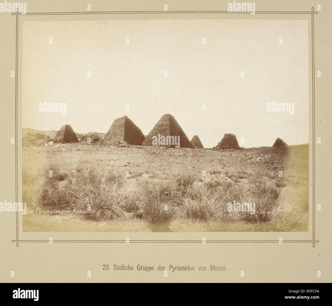 Ancient city bank nile kabushiya station shendi hi-res stock ...