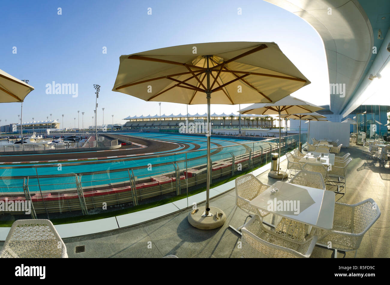 United Arab Emirates, Abu Dhabi, Yas Island, The Yas Hotel and Yas ...