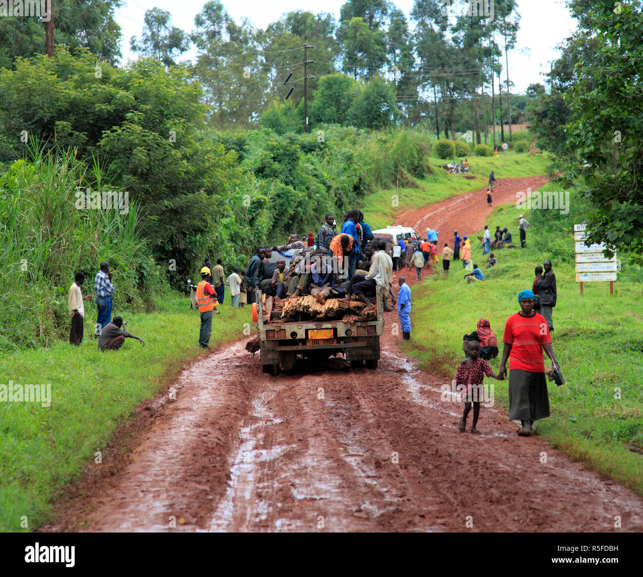 Rural uganda village hi-res stock photography and images - Alamy