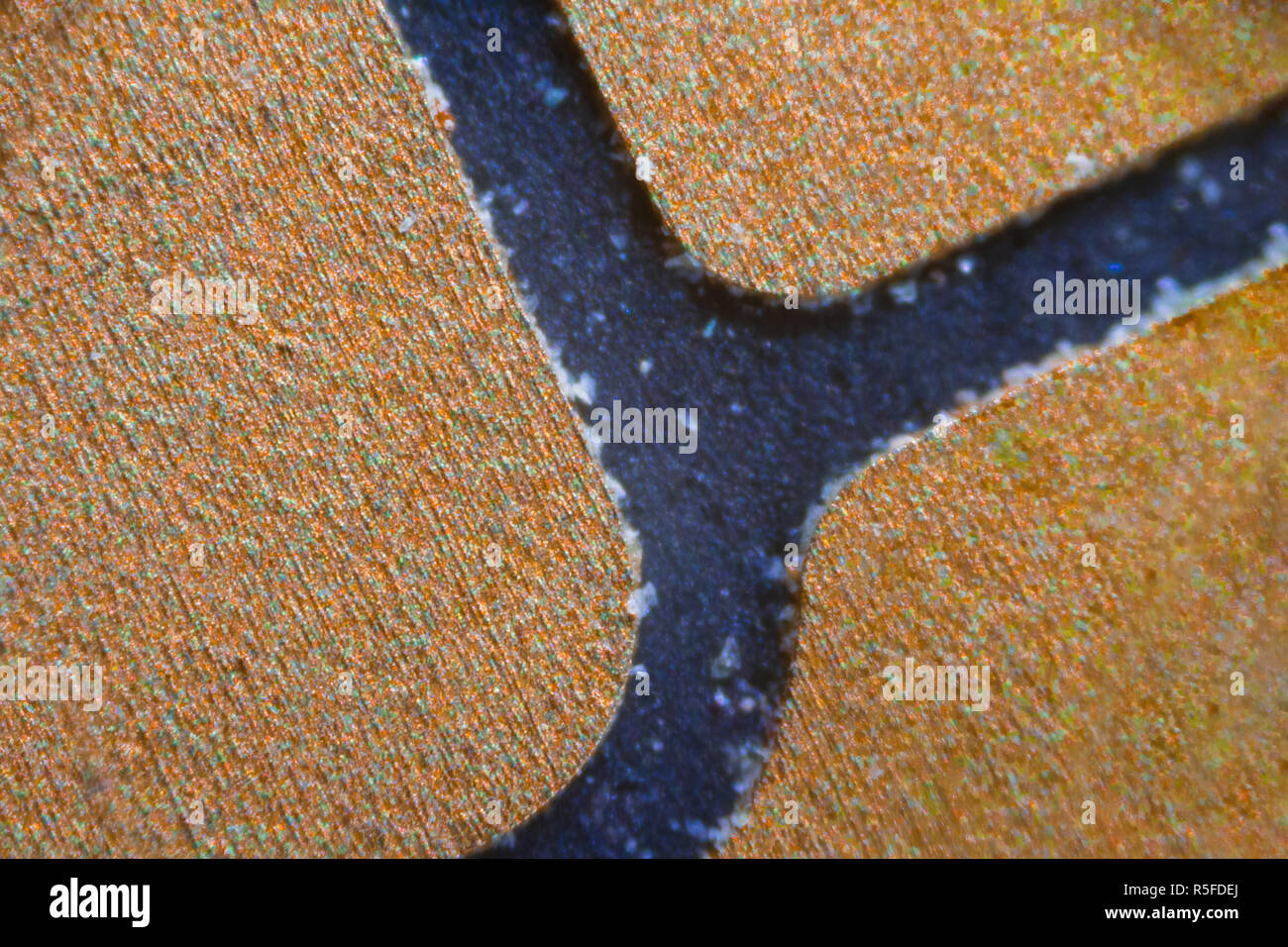 NFC chip under the microscope Stock Photo - Alamy