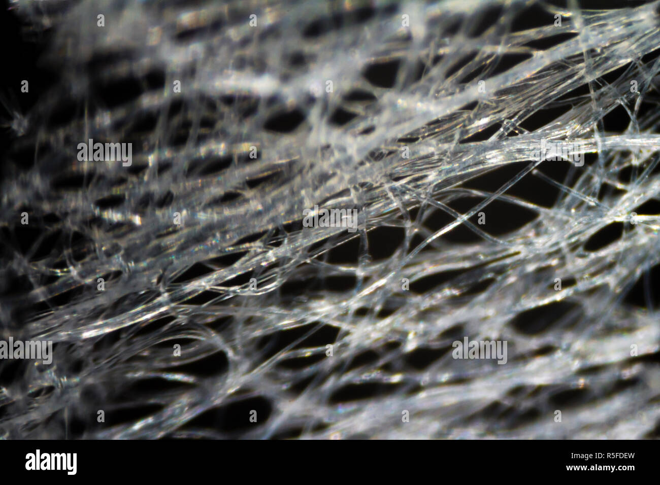 Woven fabric detail microscope hi-res stock photography and images - Alamy
