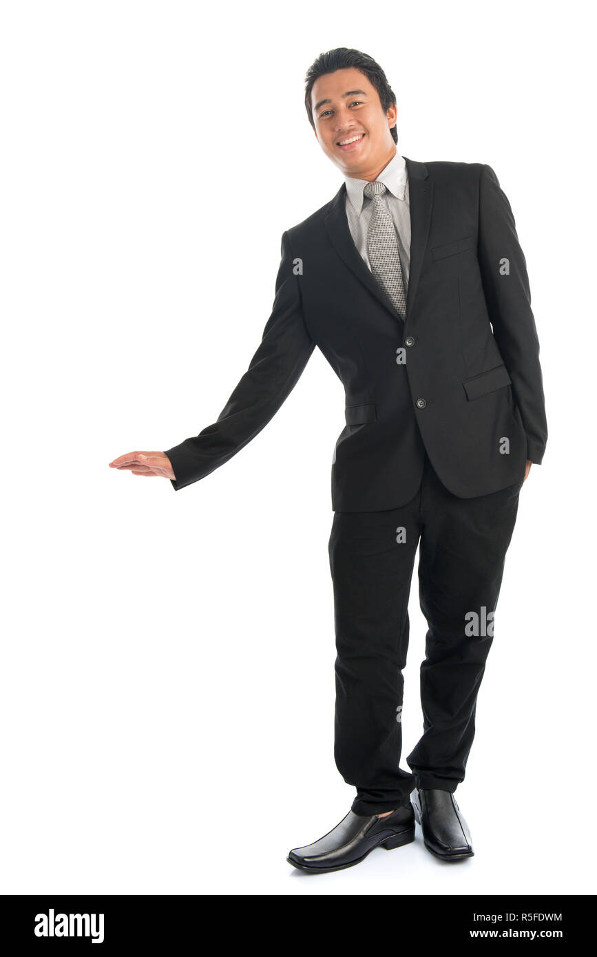 Asian businessman hand leaning on something Stock Photo - Alamy