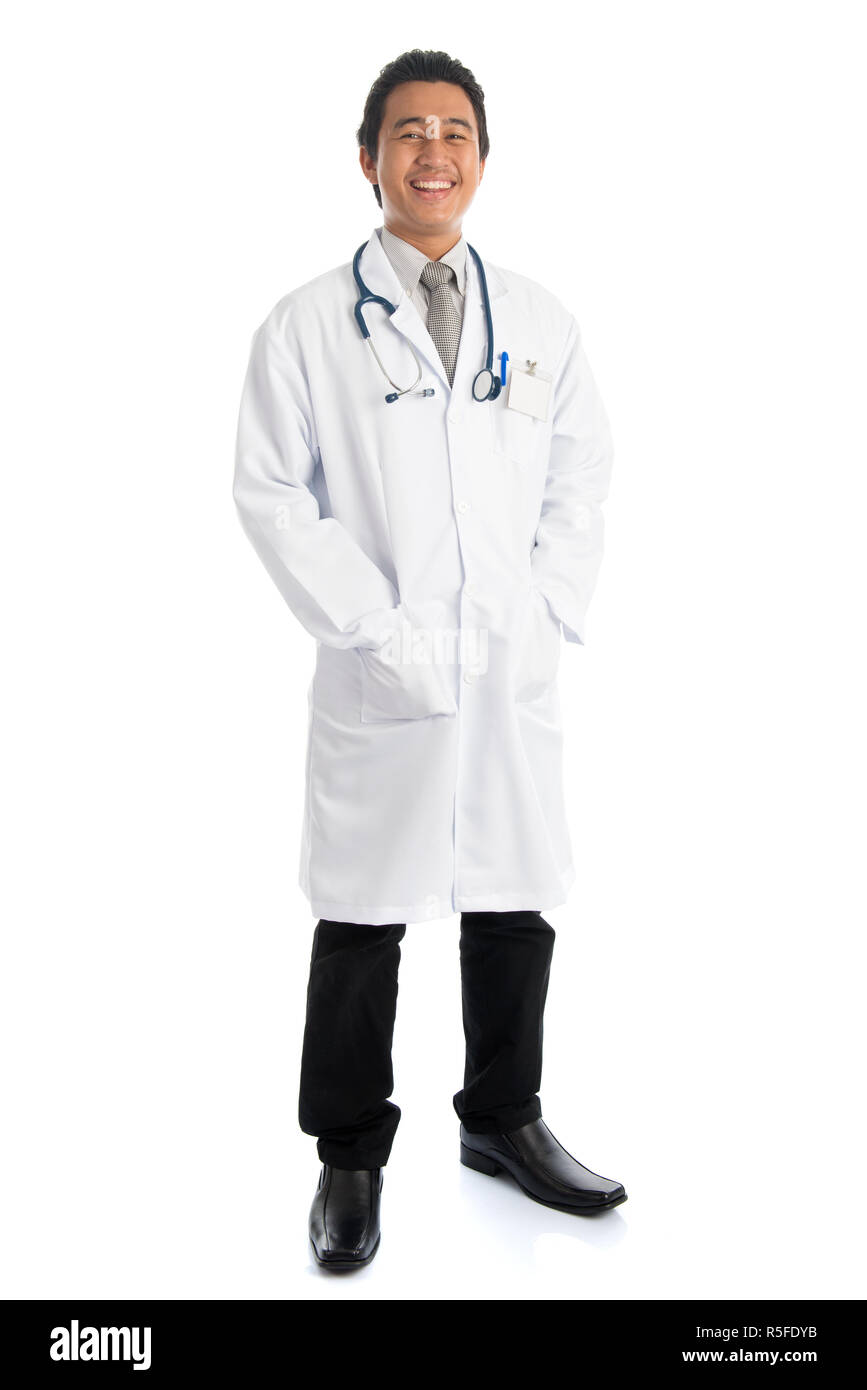 Asian male doctor full body hi-res stock photography and images - Alamy