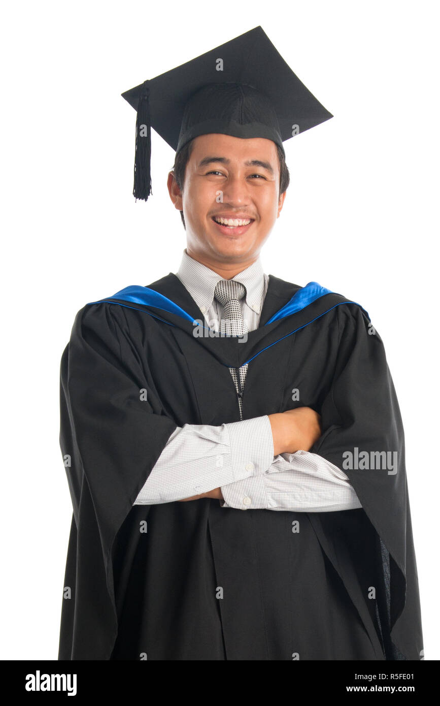 University student portrait in graduation day Stock Photo - Alamy