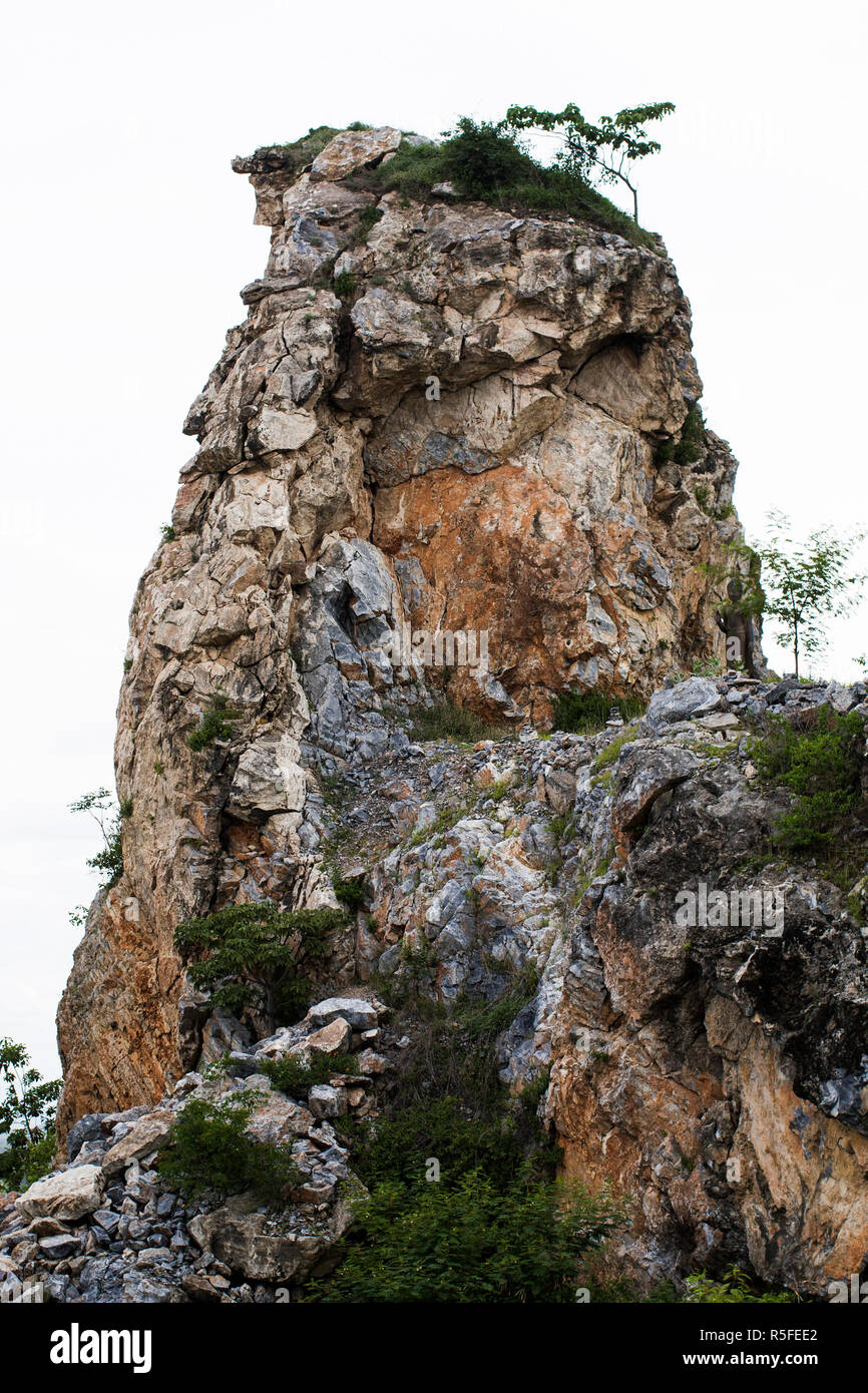 rock stone mountain cliff peak scenery Stock Photo - Alamy