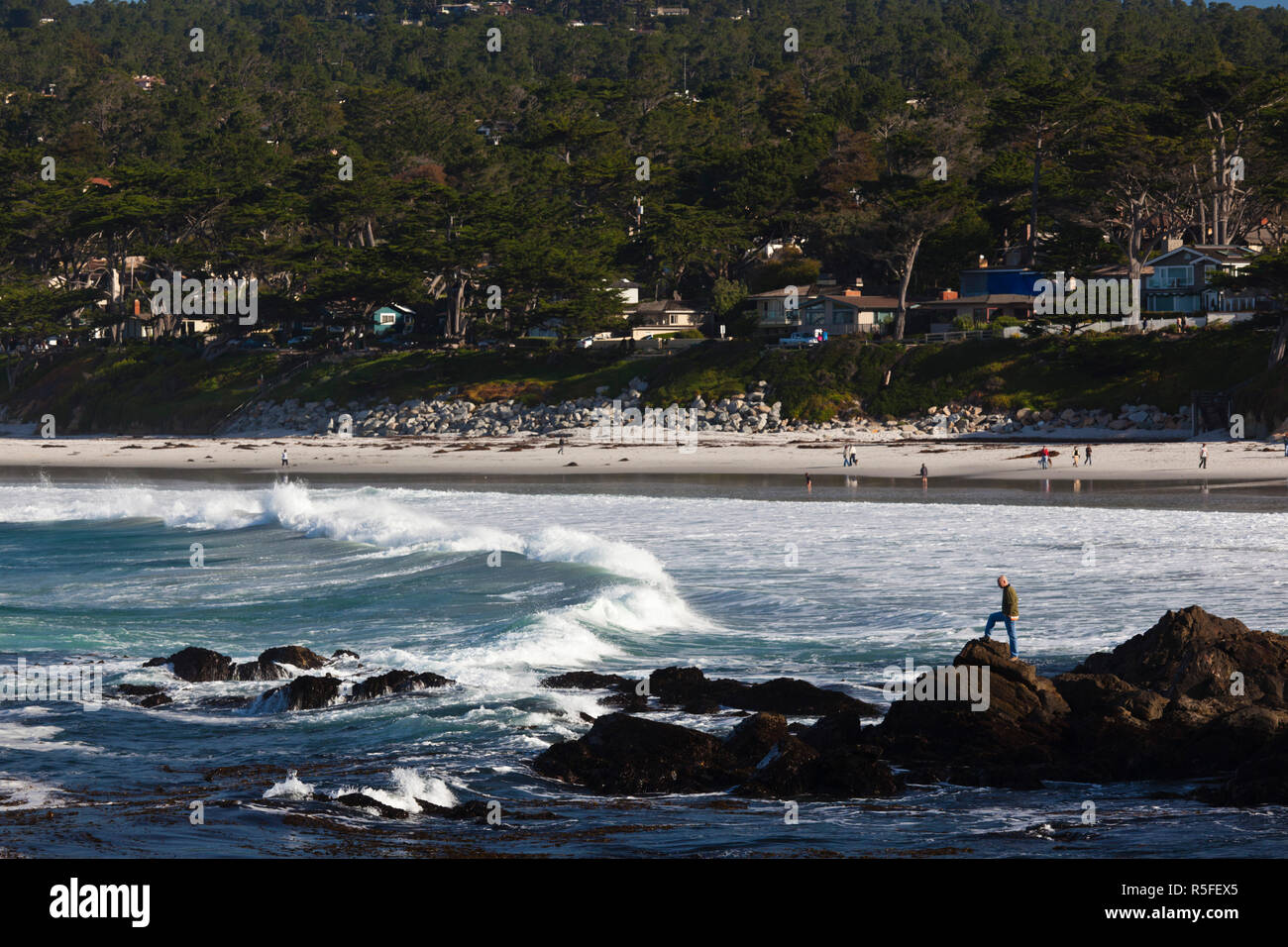 Carmel beach california usa hi-res stock photography and images - Alamy