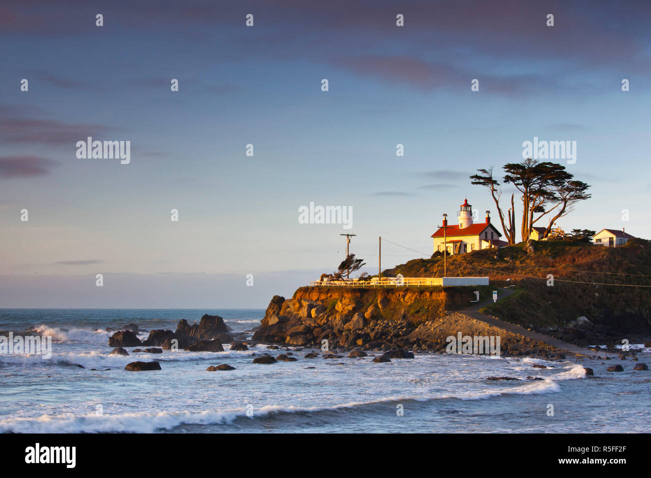 Battery point lighthouse winter hi-res stock photography and images - Alamy