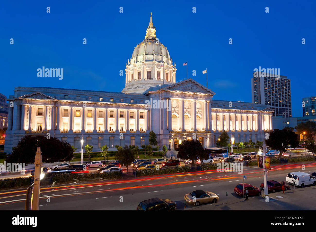 City Hall, Civic Center Plaza, San Francisco, California, USA Stock ...