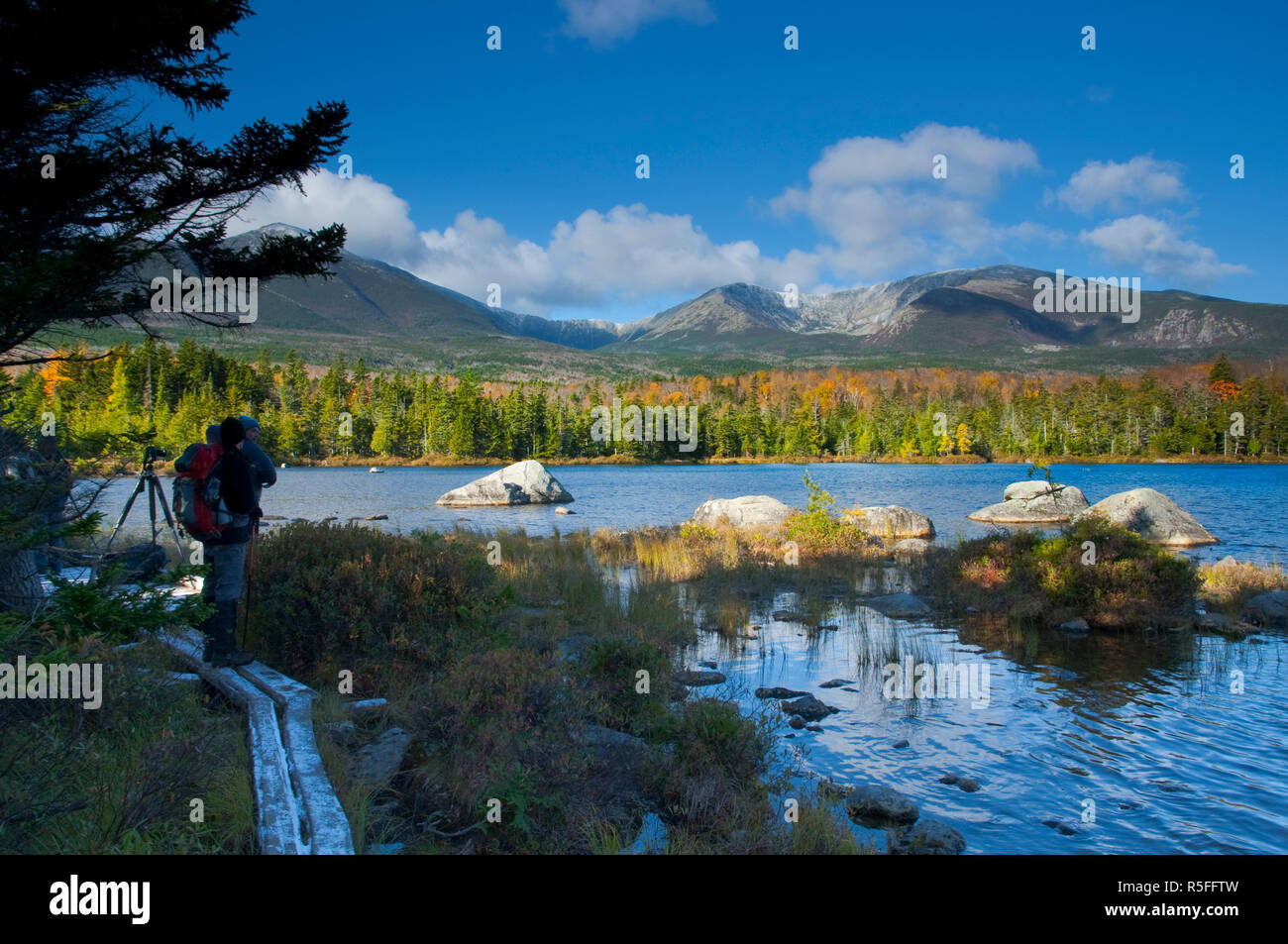 USA, Maine, Baxter State Park, Sandy Stream Pond Stock Photo - Alamy