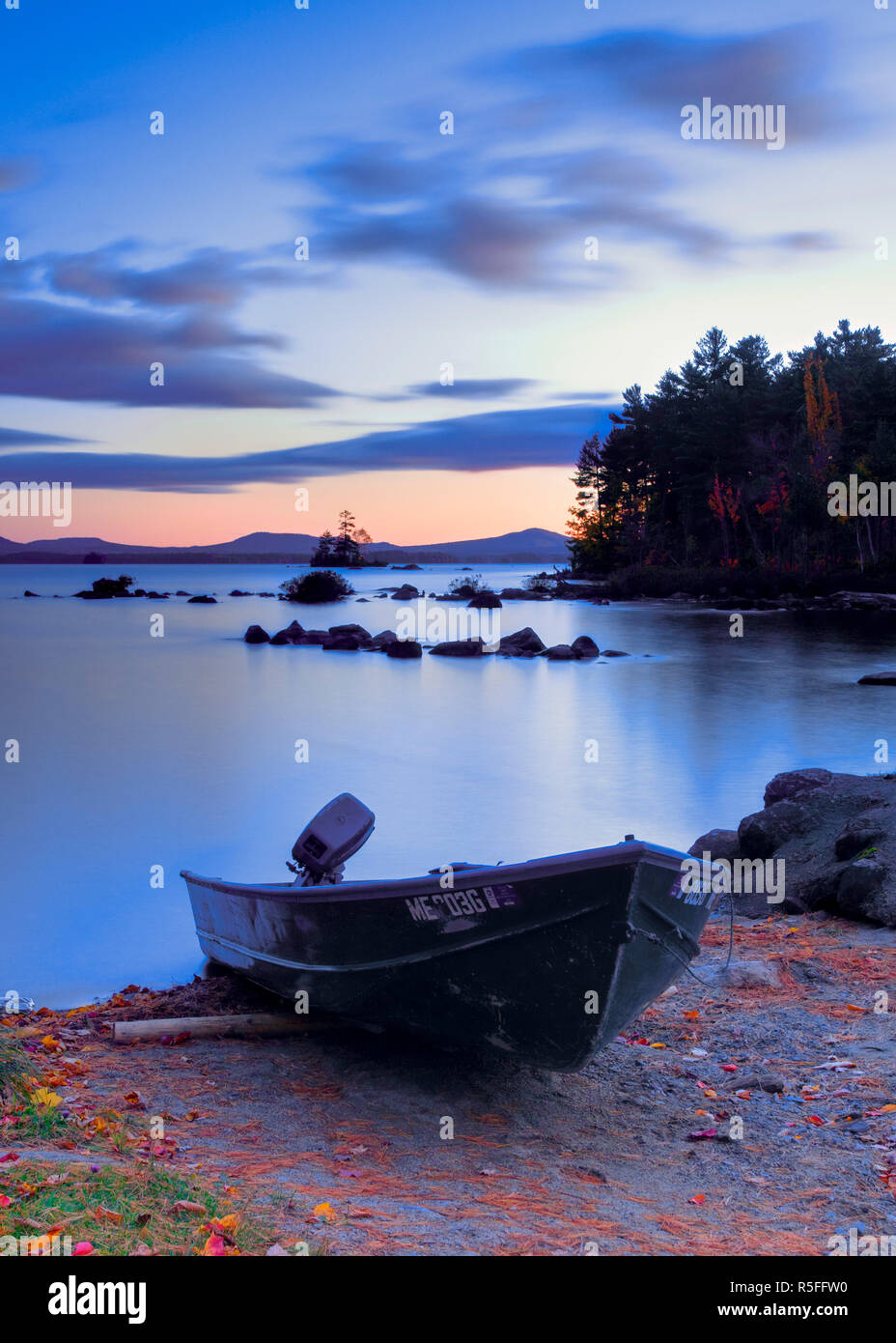 USA, Maine, Baxter State Park, Lake Millinocket Stock Photo - Alamy