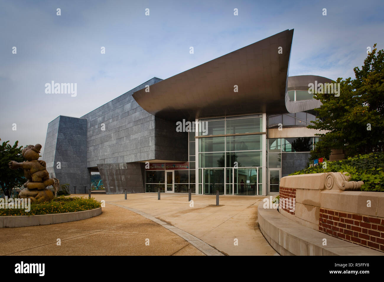 USA, Tennessee, Chattanooga, Hunter Museum of American Art, new ...