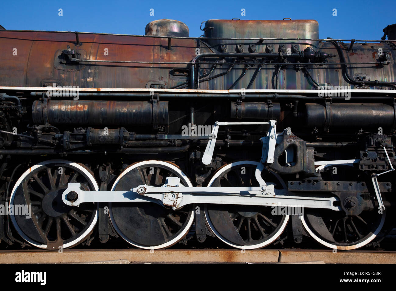 USA, Maryland, Baltimore, Baltimore and Ohio, B&O, Railroad Museum, old ...