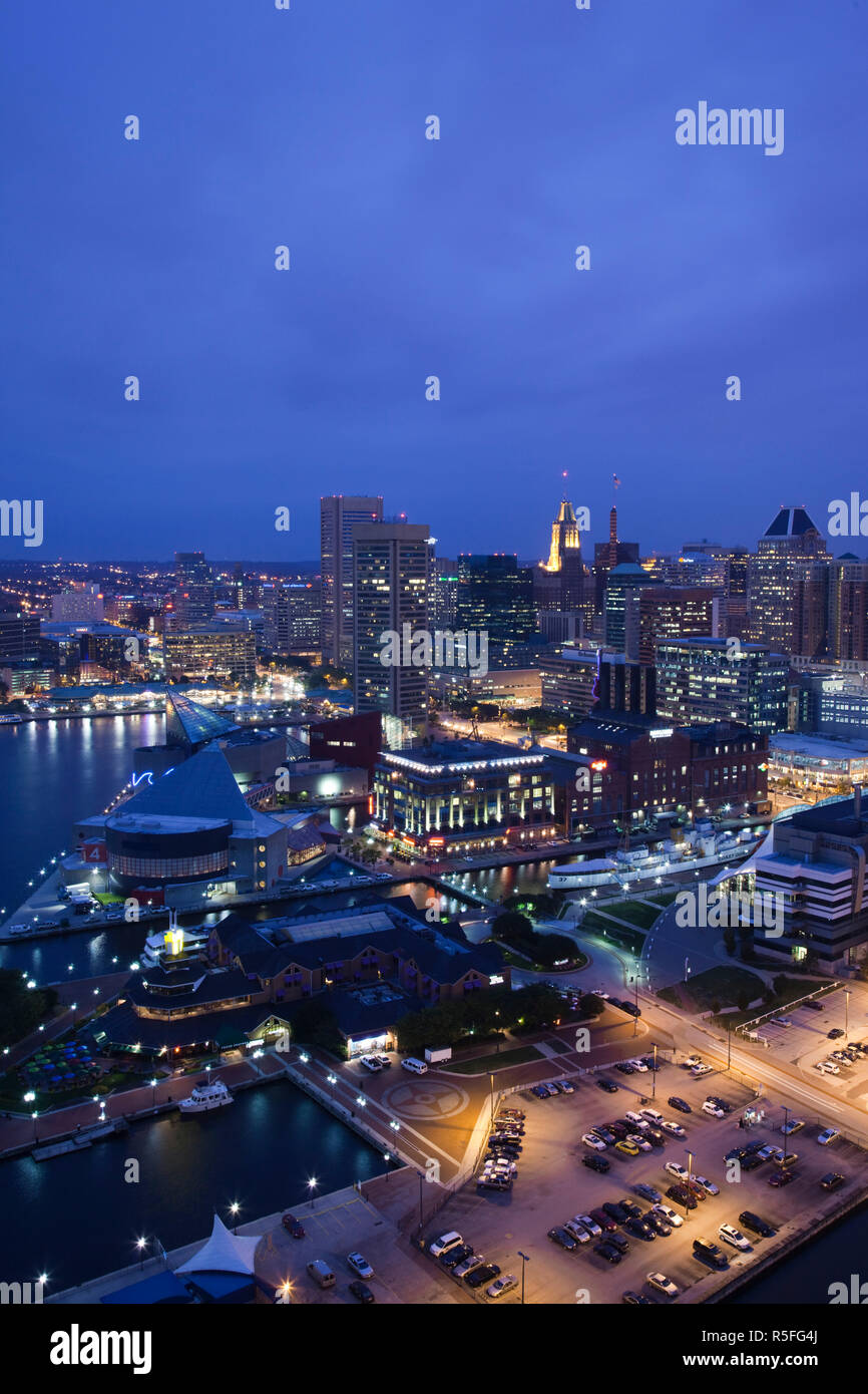 USA, Maryland, Baltimore, Inner Harbor and Harbor East Stock Photo - Alamy