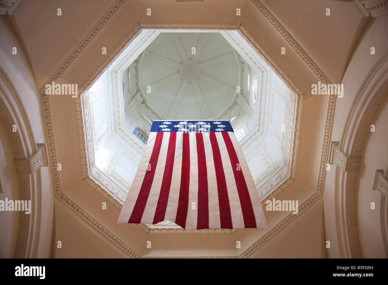 USA, Maryland, Annapolis, Maryland State Capitol building, early US ...