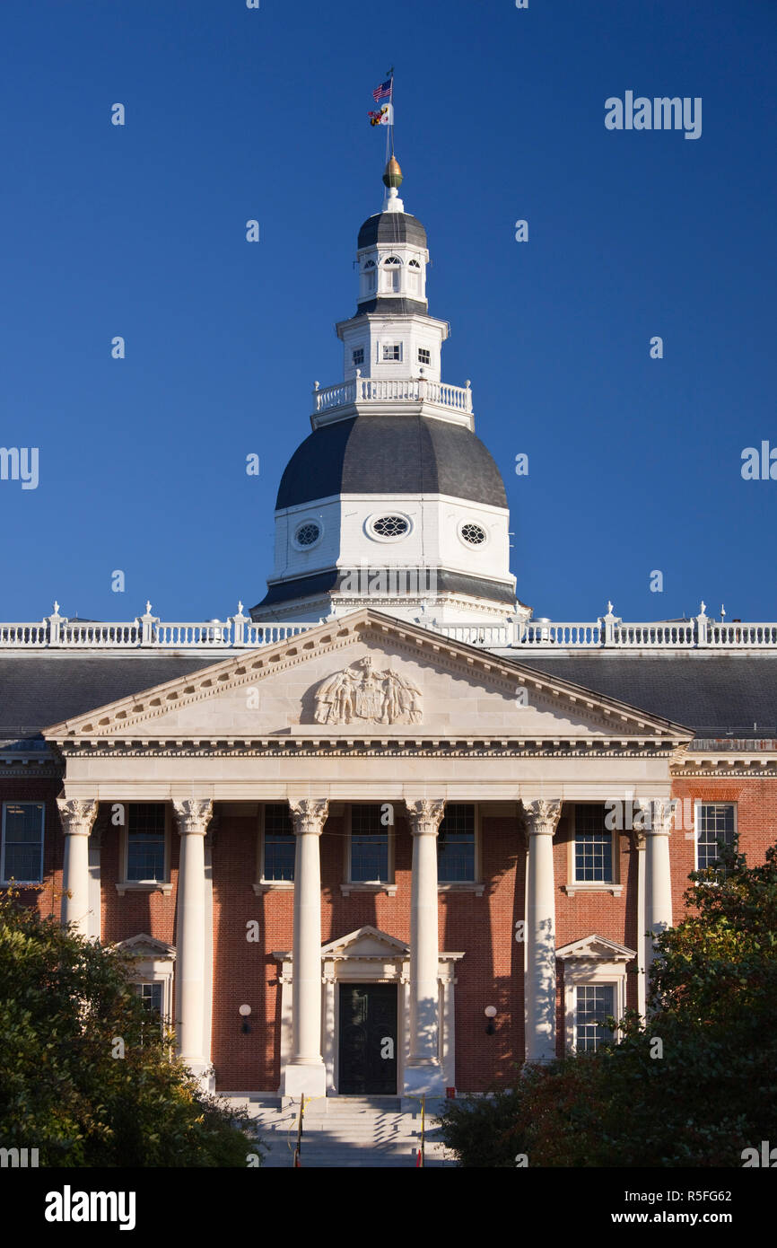 USA, Maryland, Annapolis, Maryland State Capitol Stock Photo - Alamy