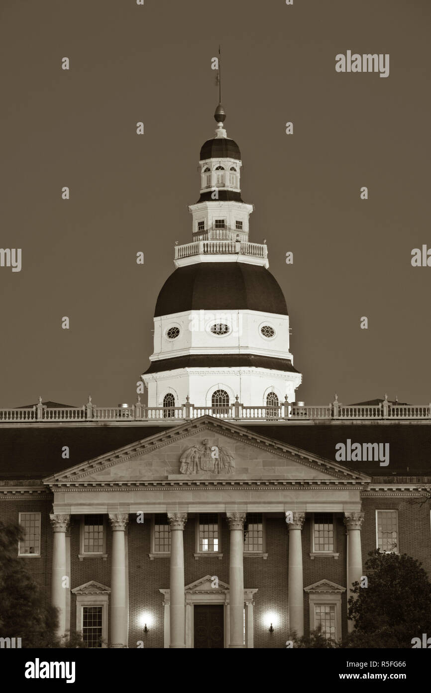 USA, Maryland, Annapolis, Maryland State House building Stock Photo - Alamy