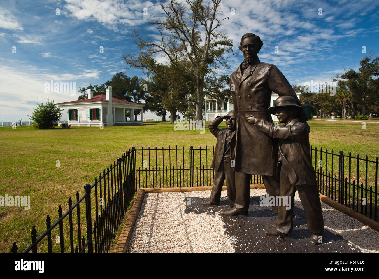 USA, Mississippi, Biloxi, Beauvoir, The Jefferson Davis Home and ...
