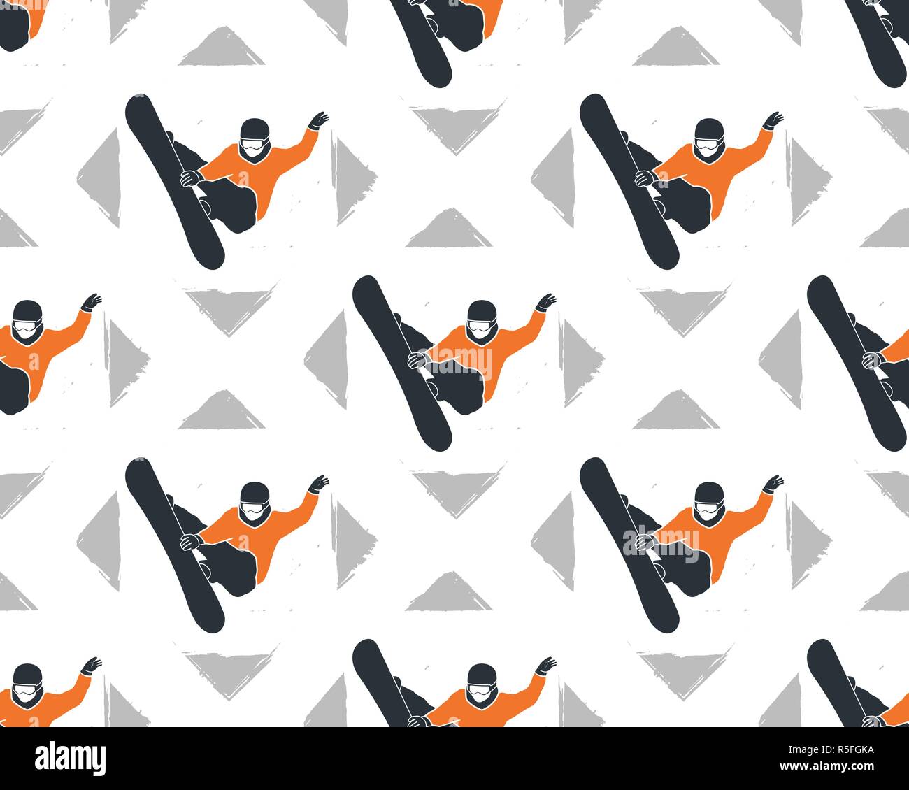 Cartoon snowboarder hi-res stock photography and images - Alamy