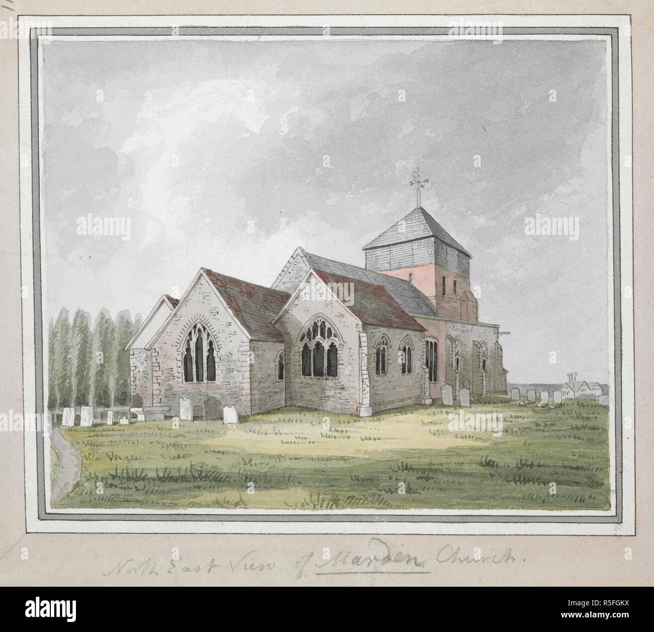 St. Michael and All Angels Church, Marden; gravestones throughout the ...