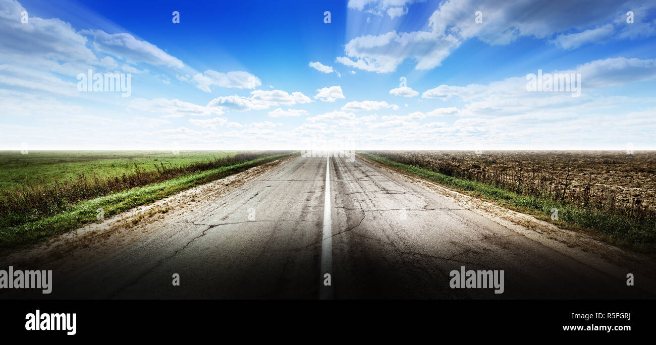 Highway road background Stock Photo - Alamy