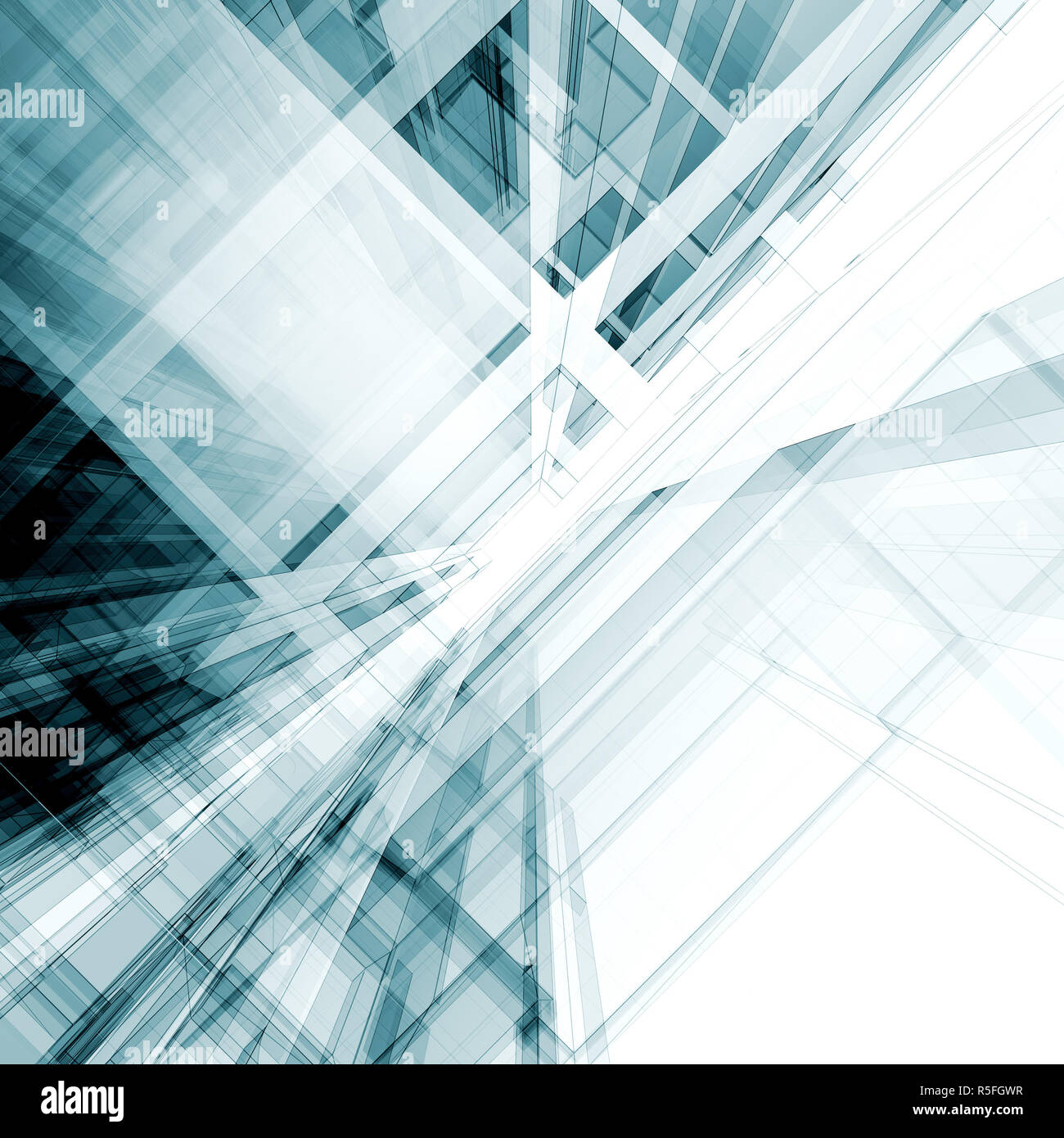 Architecture abstract 3d Stock Photo - Alamy