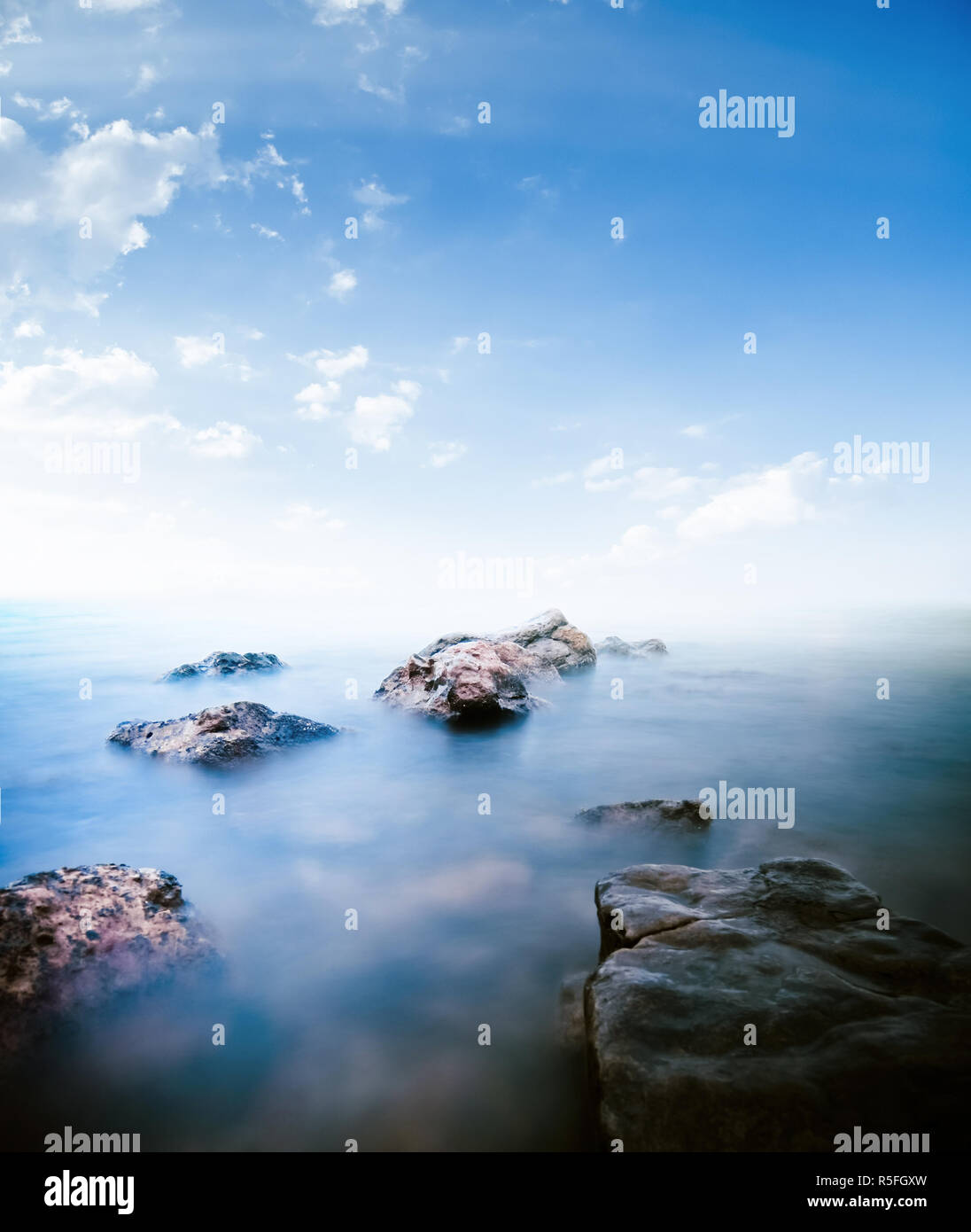 Caribbean calm sunset bright colours hi-res stock photography and ...