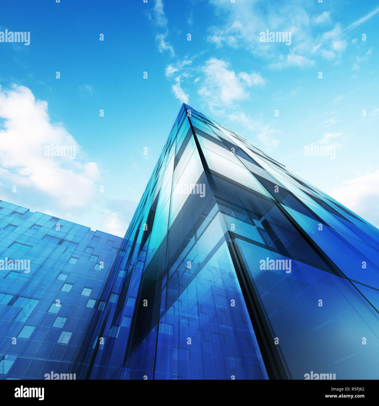 Abstract architecture 3d Stock Photo - Alamy