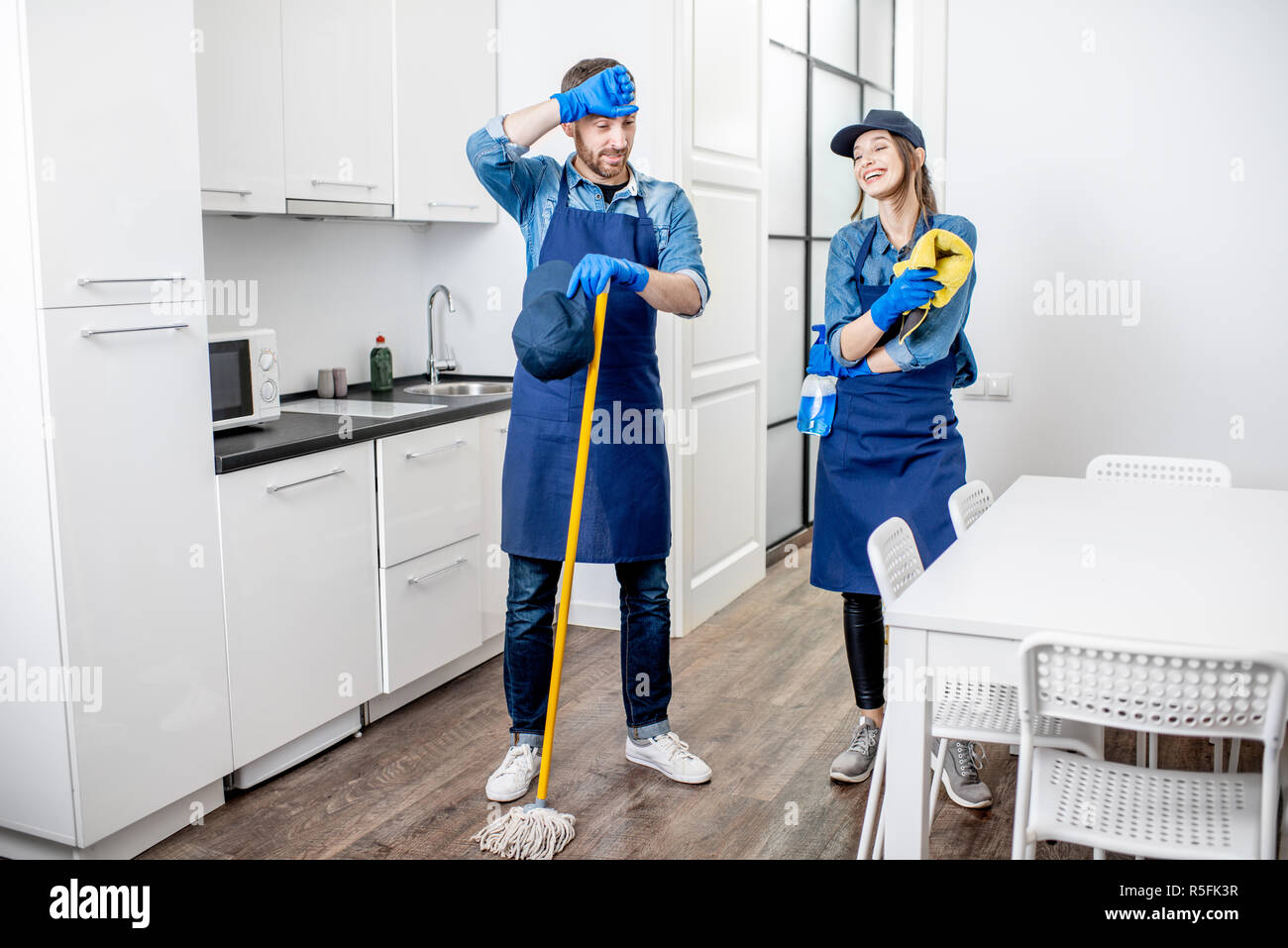 Exhausted cleaning hi-res stock photography and images - Alamy