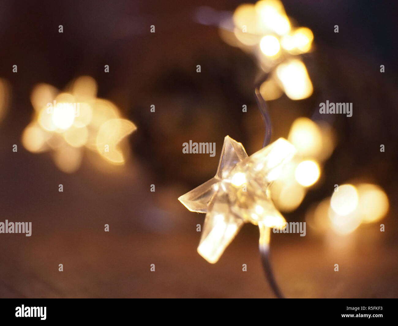 star light string close up with dark background Stock Photo - Alamy