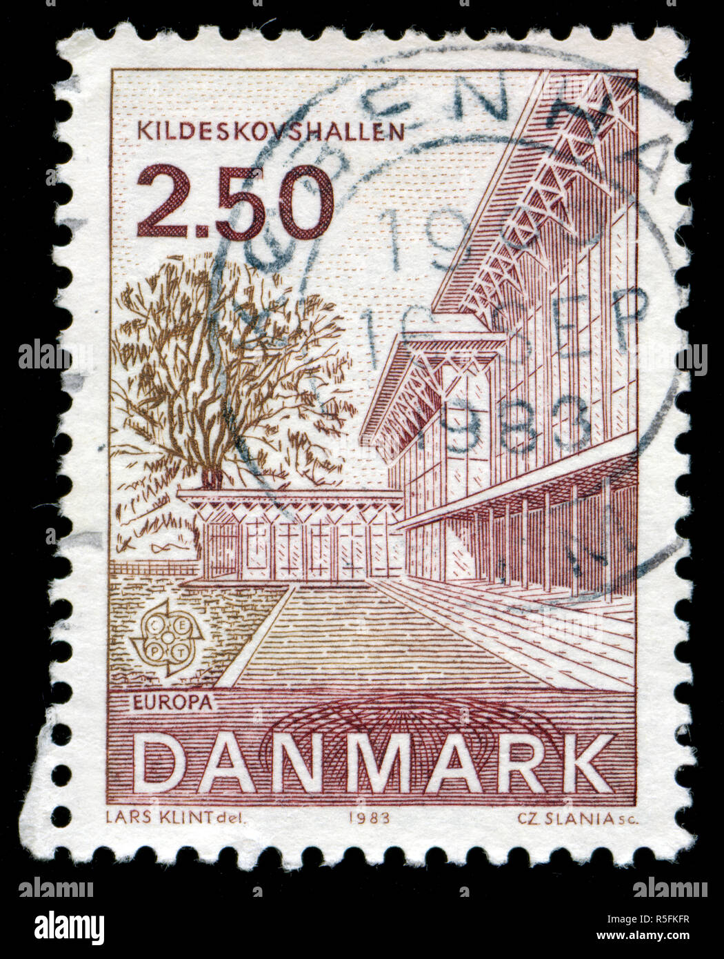 Postage stamp from Denmark in the Europa (C.E.P.T.) 1983 series Stock ...