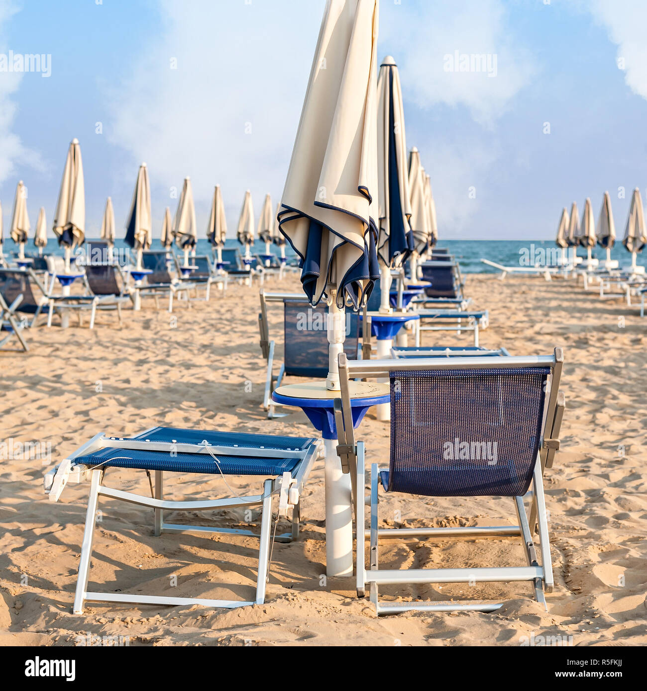 Umbrella beach for relaxing and sun set beach Stock Photo - Alamy