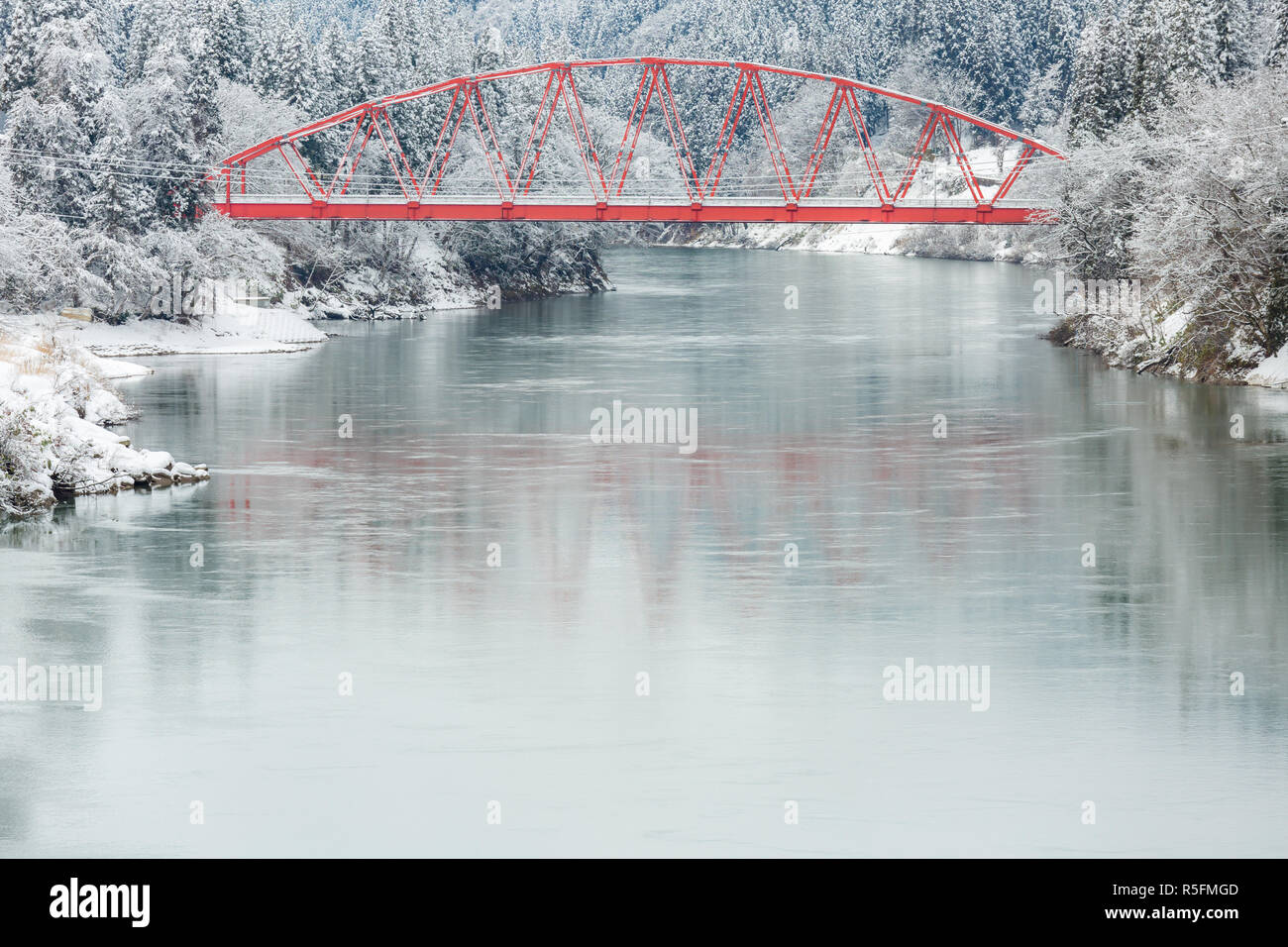 winter landscape Japan Stock Photo - Alamy