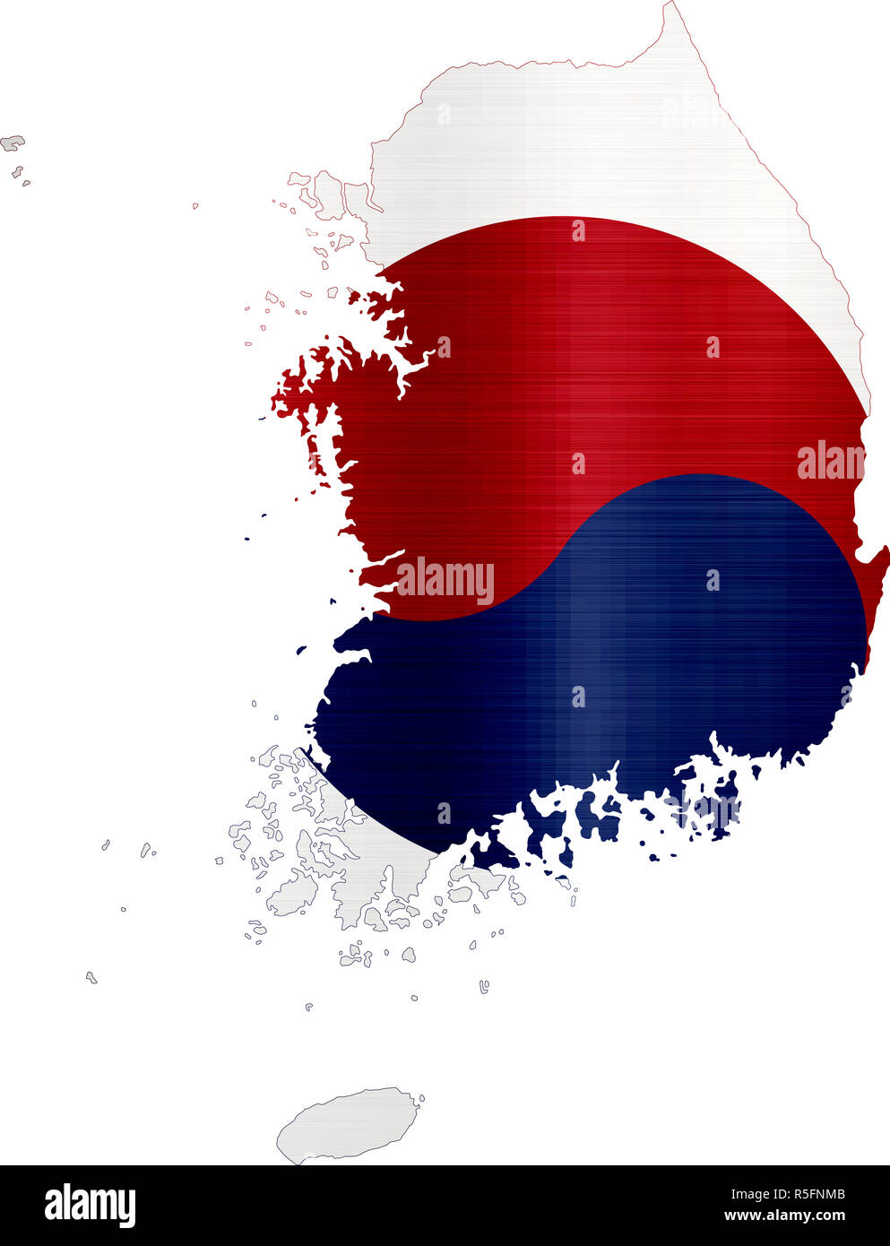 Map south korea hi-res stock photography and images - Alamy