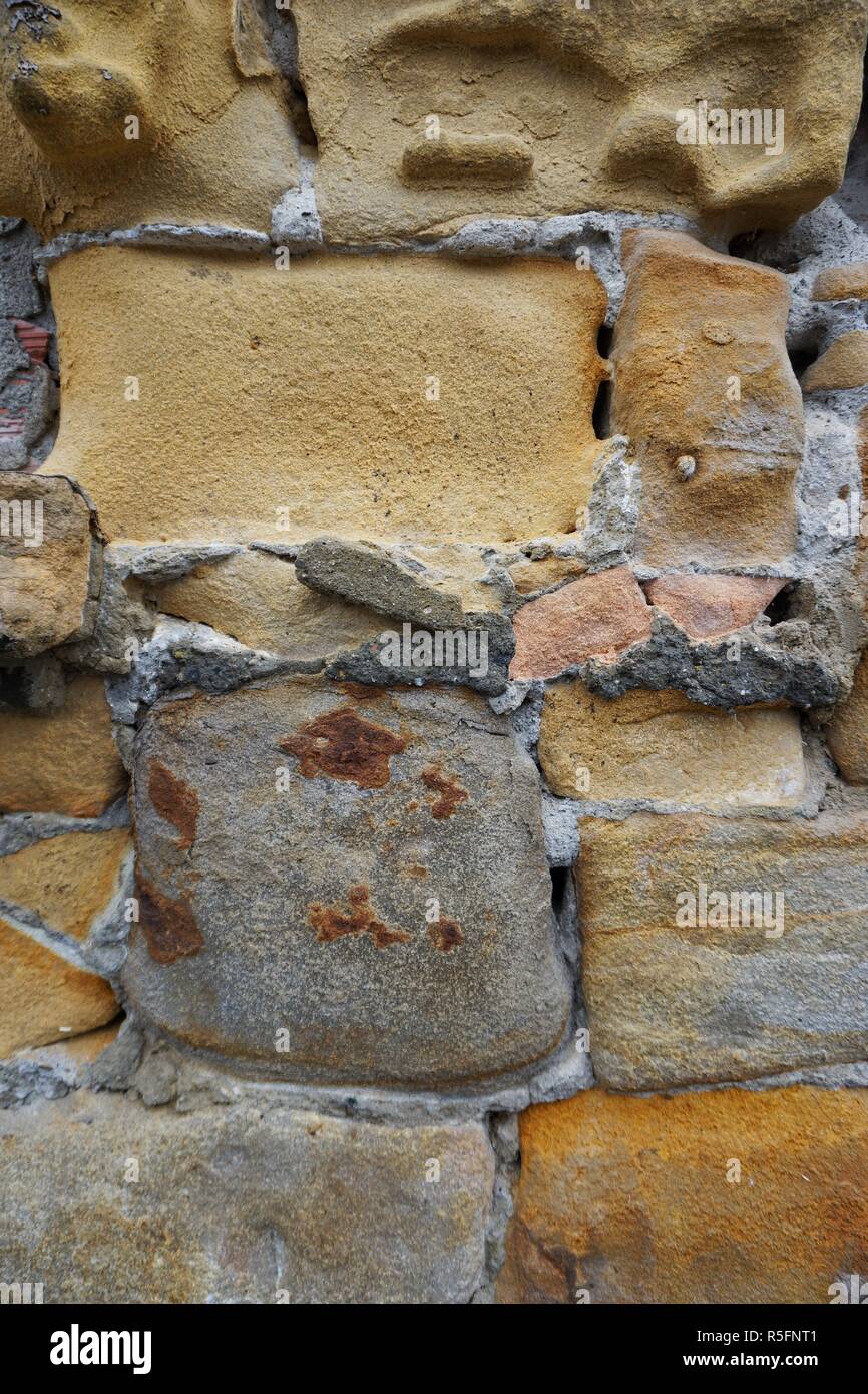 yellow wall texture Stock Photo - Alamy