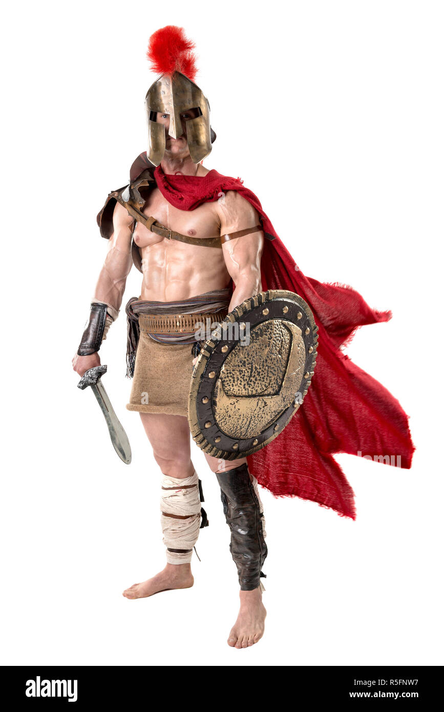 Ancient soldier or Gladiator Stock Photo - Alamy