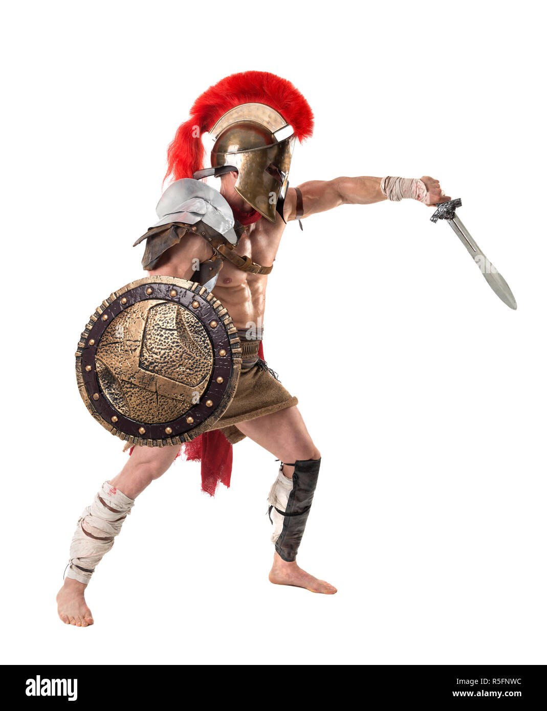 Ancient soldier or Gladiator Stock Photo - Alamy