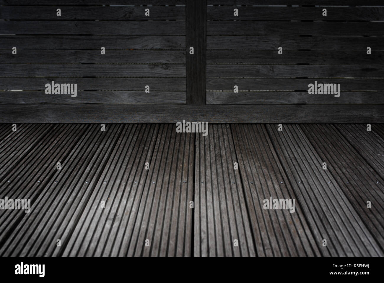 dark gray wooden corner background Stock Photo - Alamy