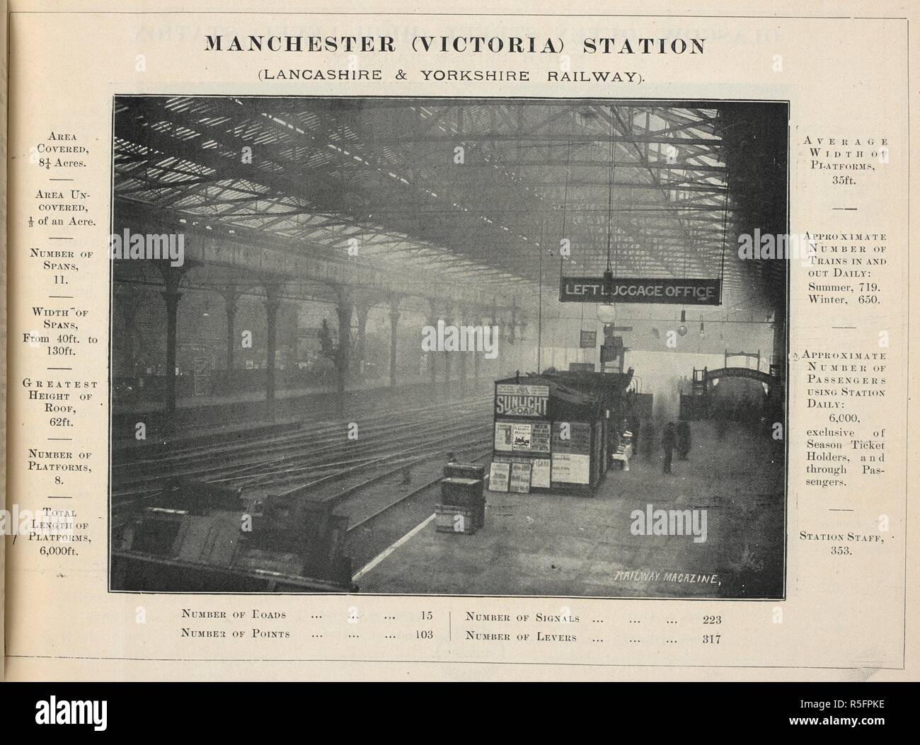 Victoria station london 19th century hi-res stock photography and ...