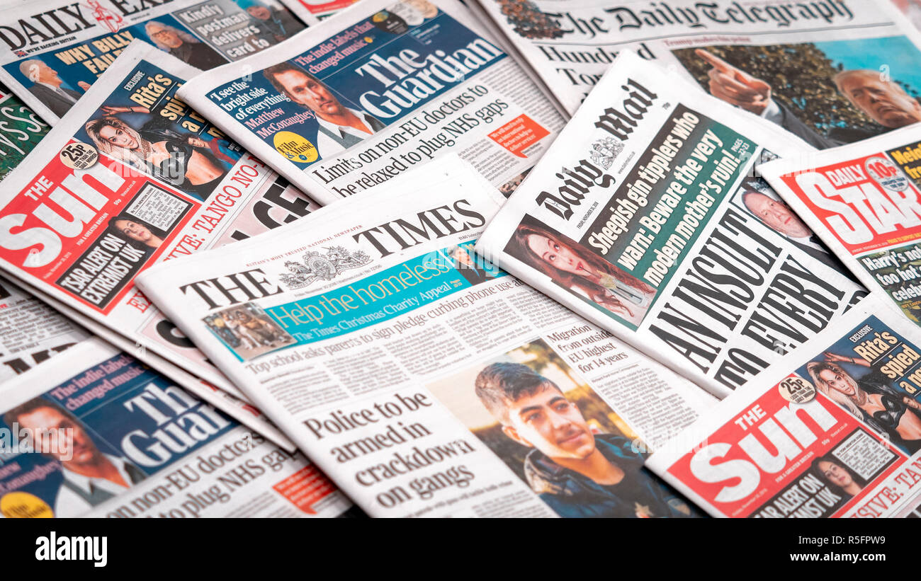 English Newspaper High Resolution Stock Photography and Images - Alamy