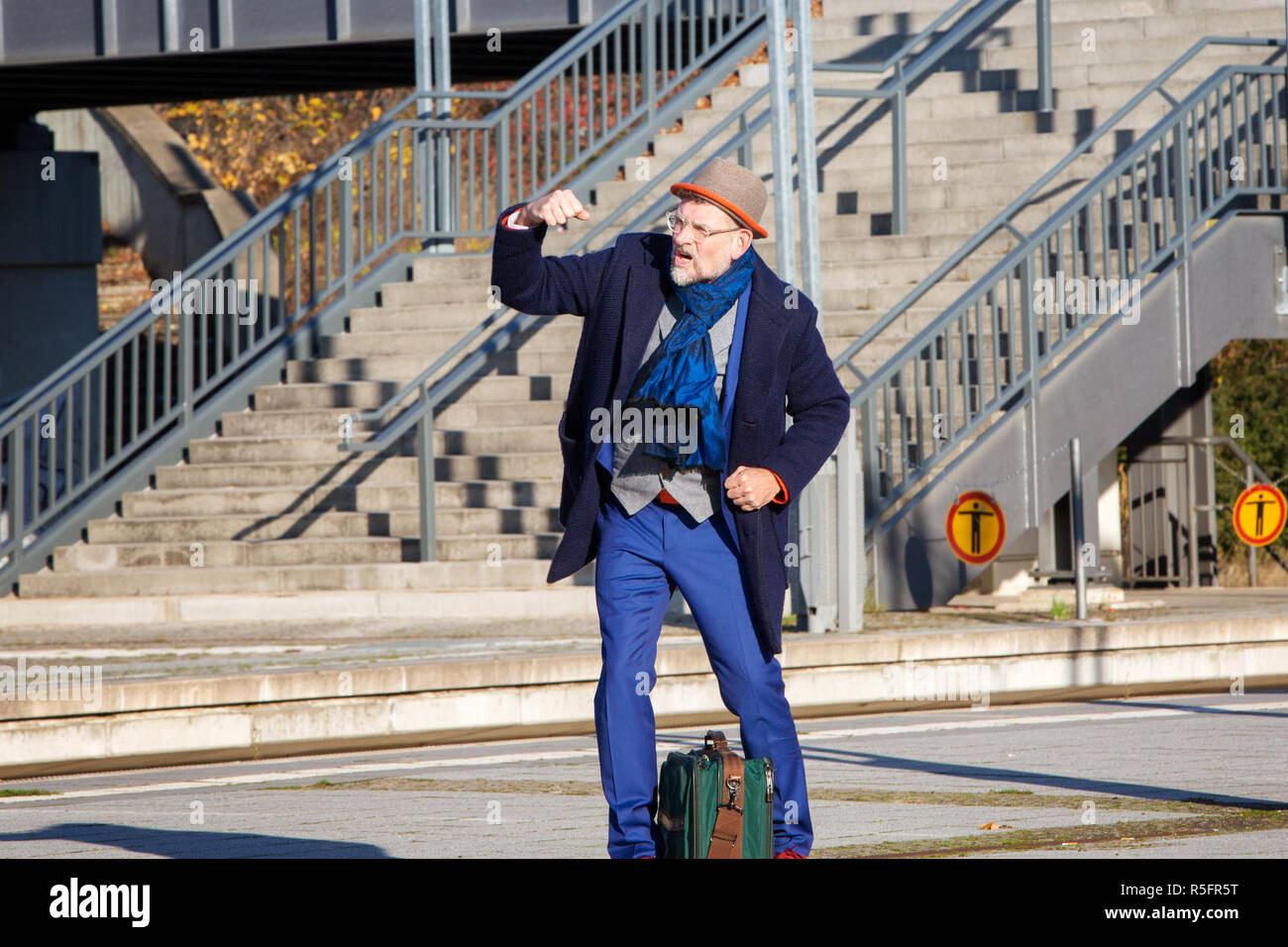 Angry commuter train hi-res stock photography and images - Alamy