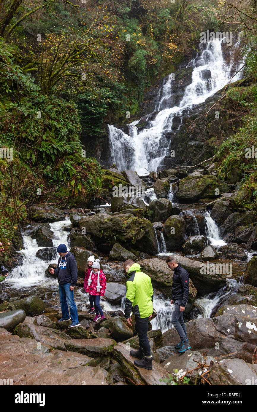 Torc Waterfall, Killarney National Park, County Kerry, Ireland Stock ...