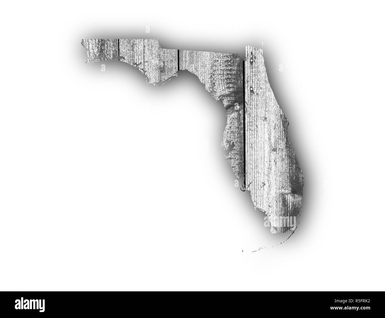Old map of florida Black and White Stock Photos & Images - Alamy