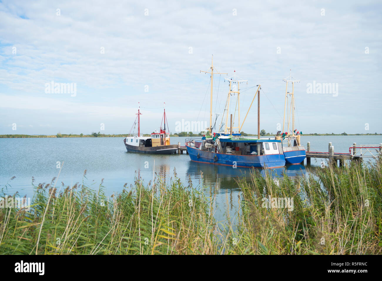 dutch fishing boats Stock Photo - Alamy