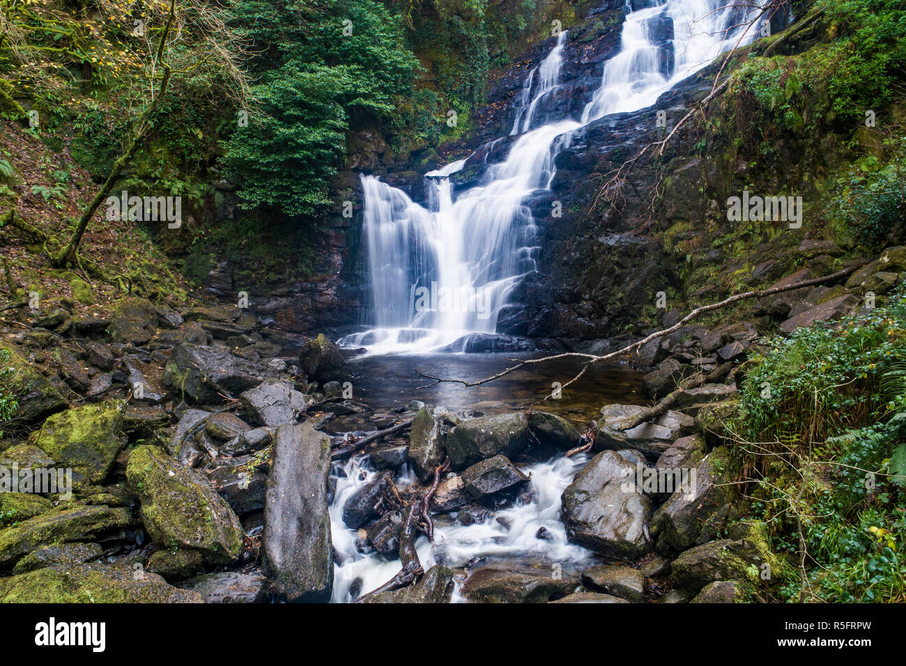 Torc waterfall killarney national park hi-res stock photography and ...
