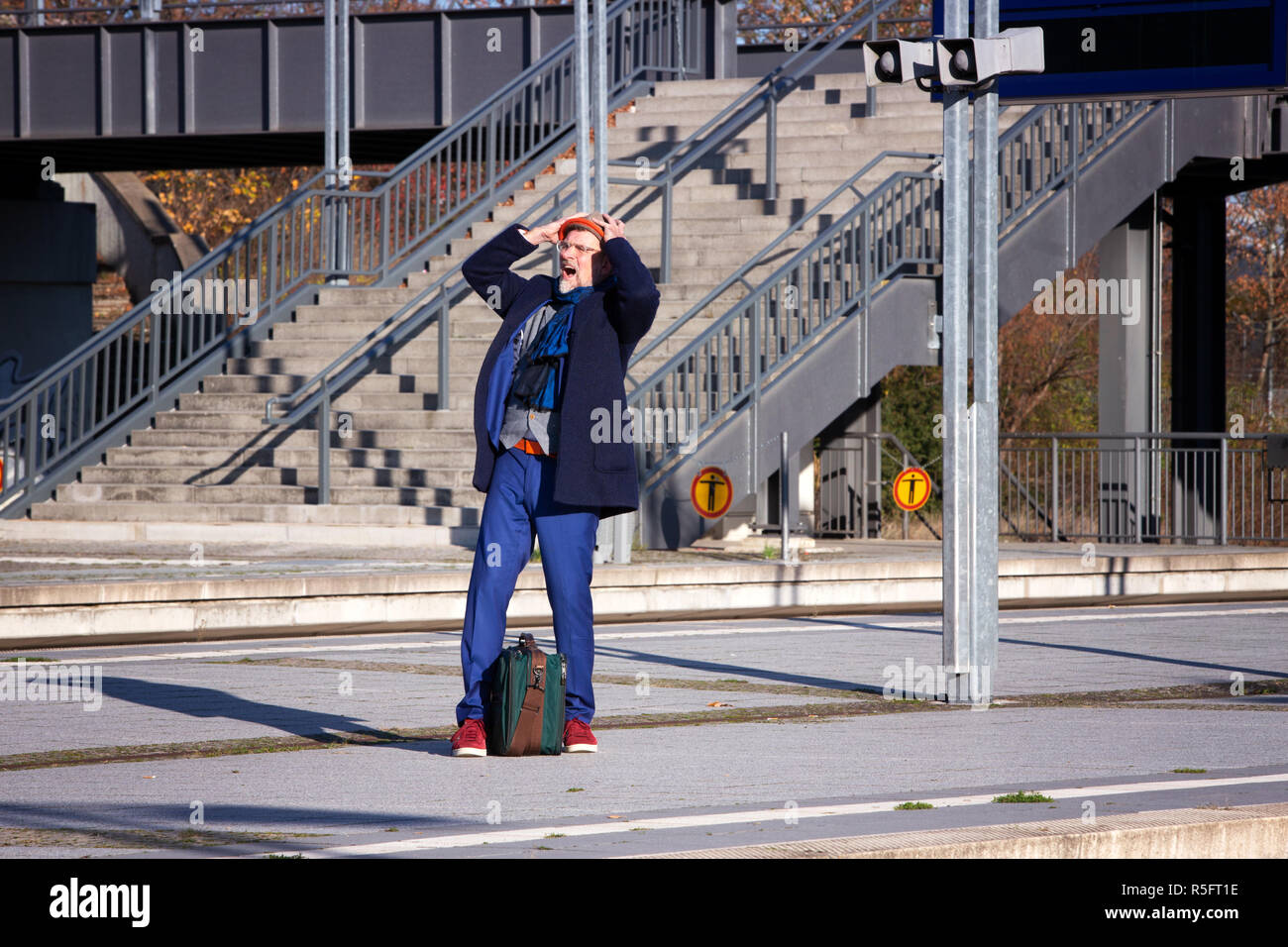 Angry commuter train hi-res stock photography and images - Alamy